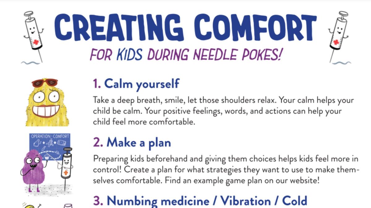 Printable Comfort Poke Plan for Kids | Meg Foundation