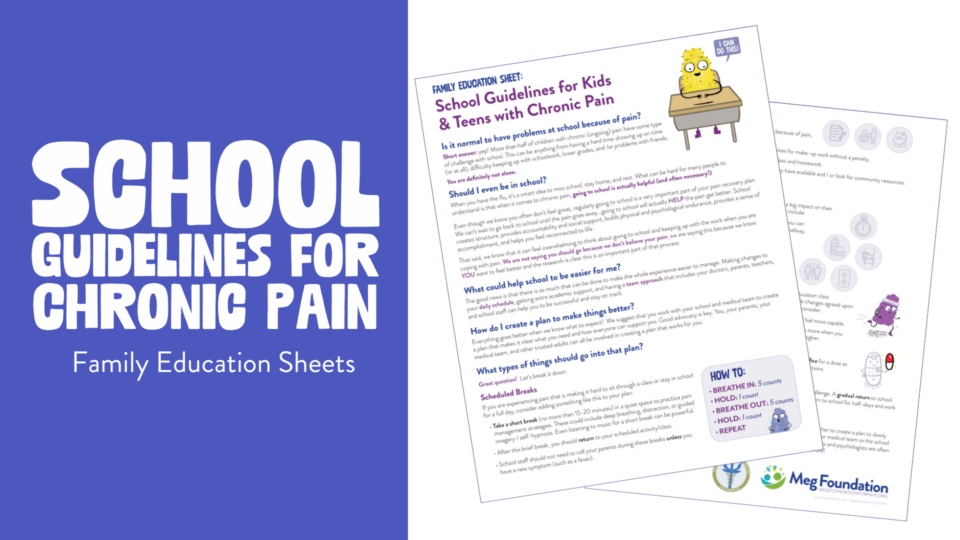Chronic Pain Family Education Sheets: Cognitive Behavioral Therapy ...